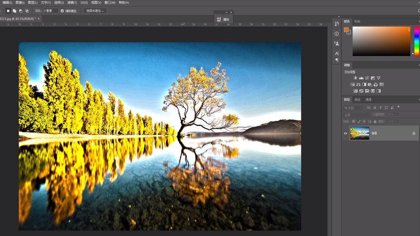 PS修图高级技巧,使用HDR色调快速制作风格另类的图像