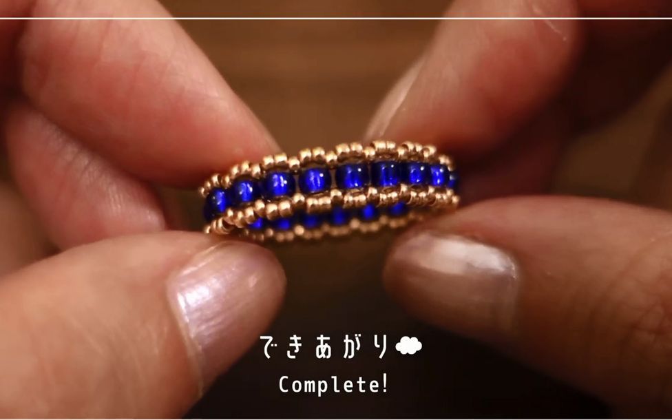 【手工串珠】简单好看的戒指