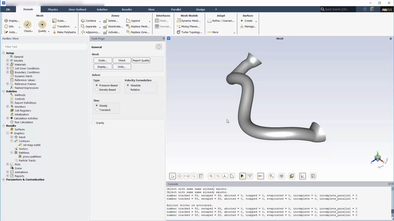 [Fluent 官方教程]-使用伴随解算器优化有界空间中风管的形状-ANSYS ...