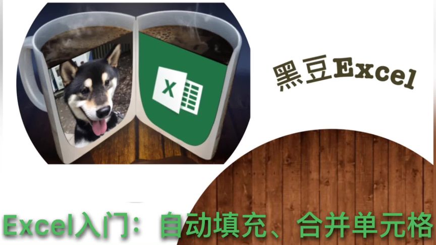 Excel入门:自动填充  合并单元格