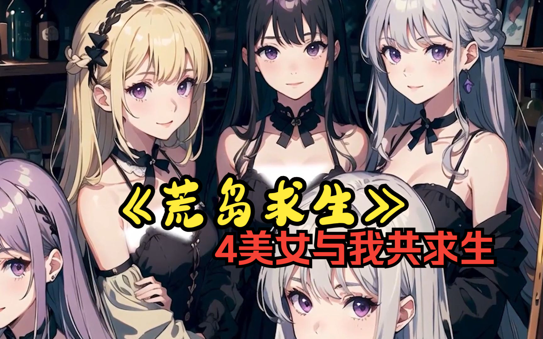 漫画解说《荒岛求生》和4个女孩流落荒岛,我应该怎么办