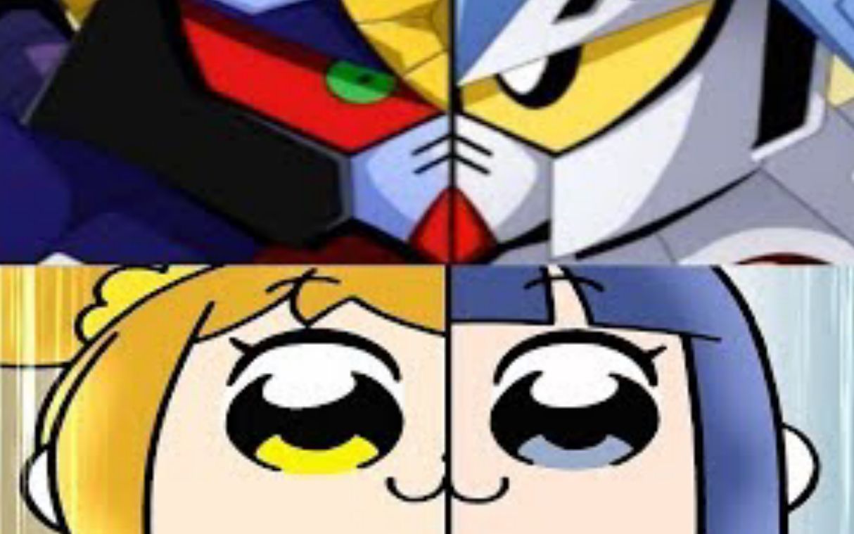 POP TEAM EPIC与SD高达外传 黄金龙捏他对比