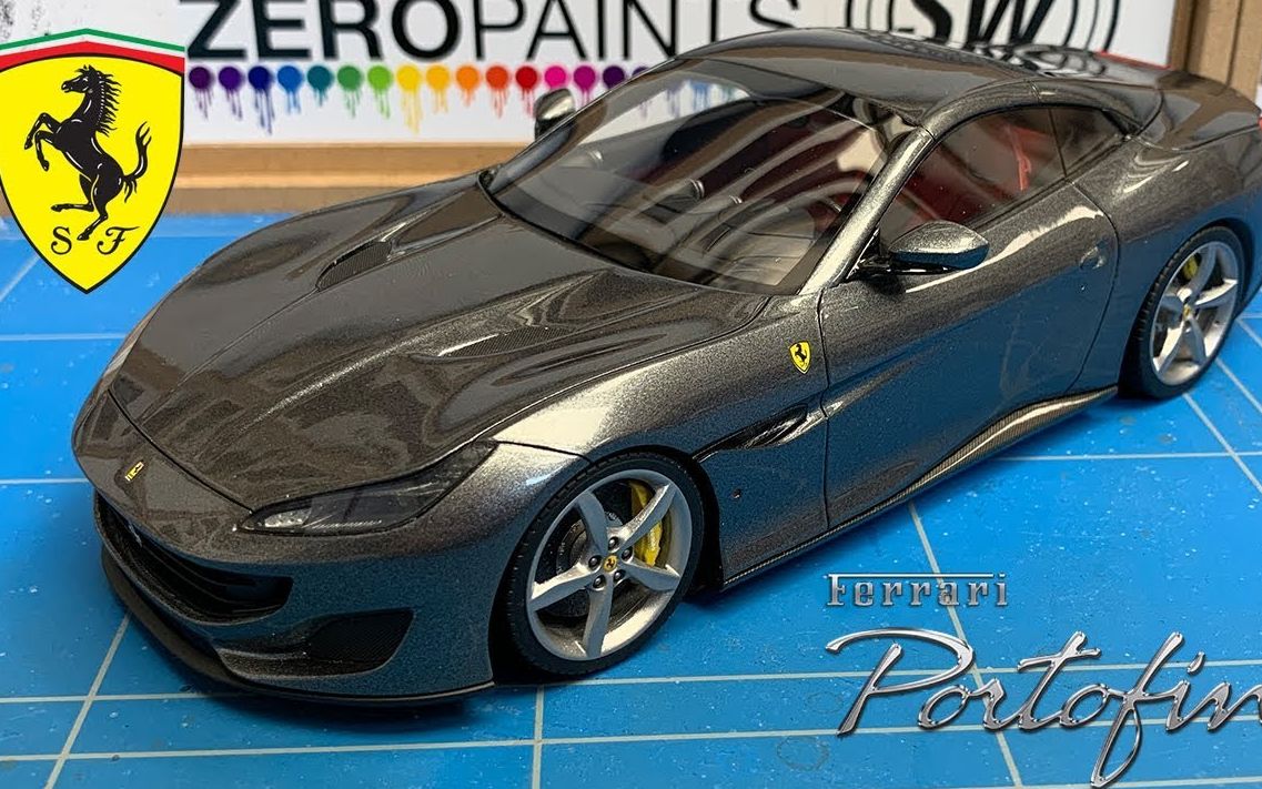 一步步打造 法拉利Ferrari Portofino 1:24Alpha树脂模型
