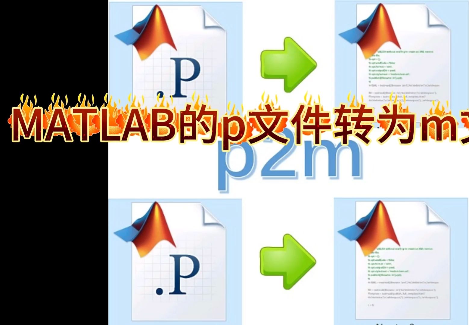 matlab之p代码转m代码