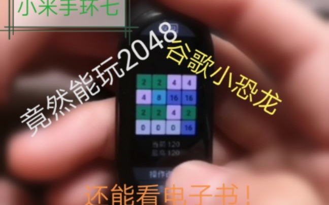 小米手环7安装第三方js(教程):2048,谷歌恐龙.