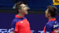 许昕张继科双打日本选手,有惊无险,打得日本队抬不起头