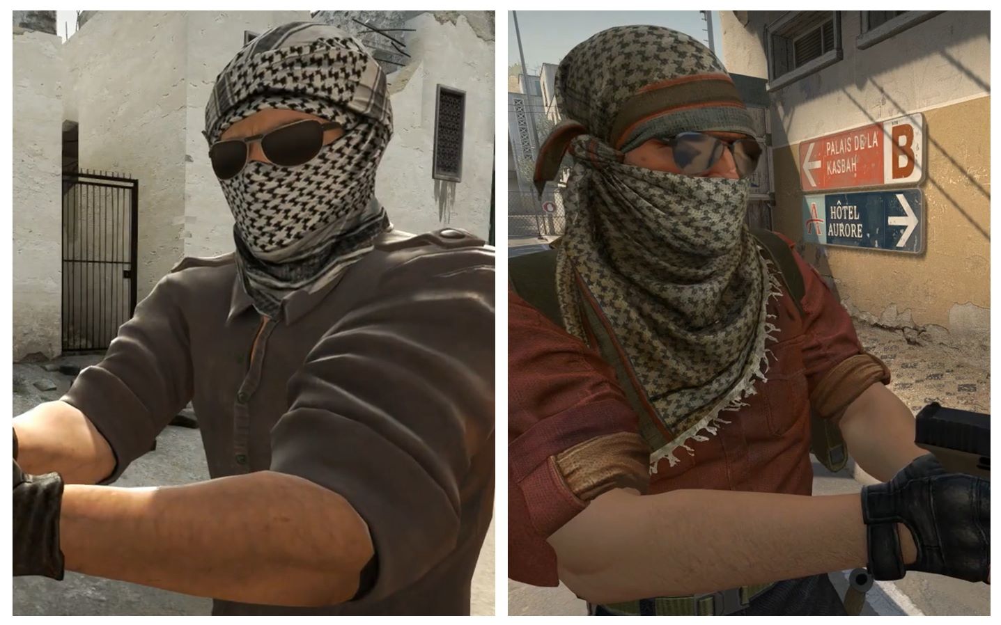 CSGO新老版探员变化