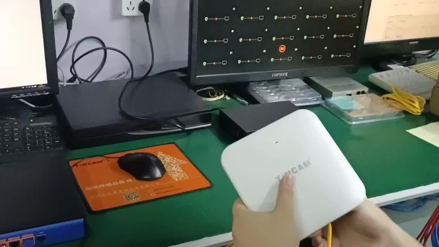 吸顶AP管理界面设置#工厂实拍视频 #公司日常 #工作实拍