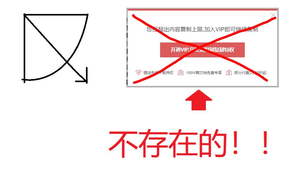 百度文库复制需要vip?!不存在的