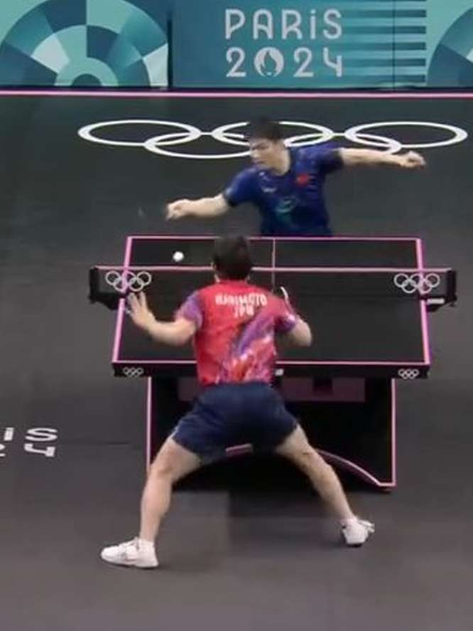 樊振东vs张本智和巴黎最佳球 樊振东vs张本智和最佳球#paris2024#...