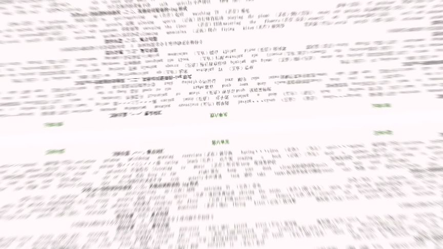 动词ing词汇和短语以及重点句型