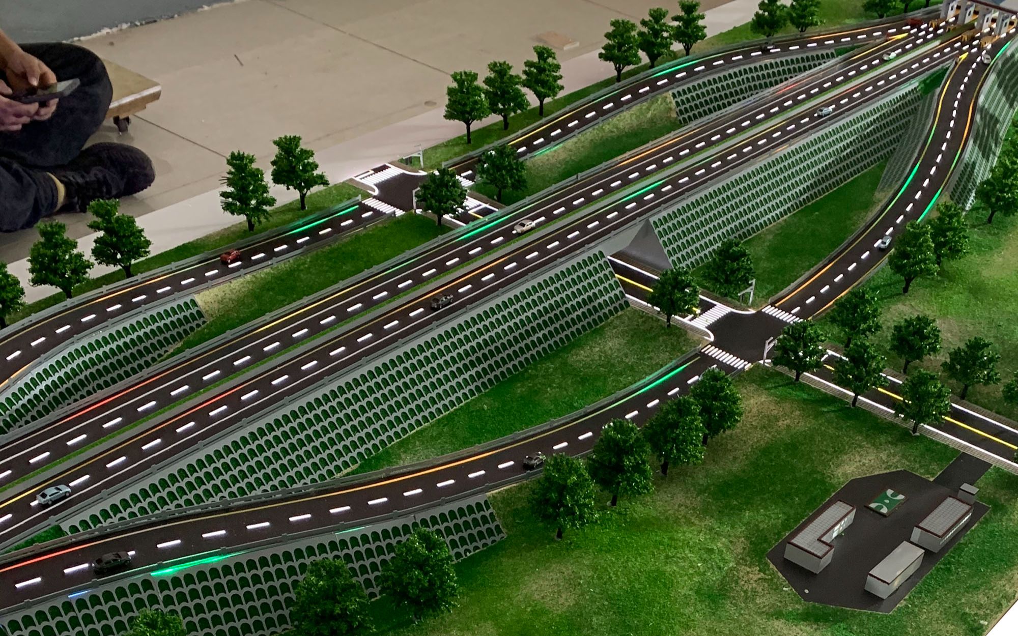 高速公路沙盘模型制作工厂,交通沙盘模型定制公司