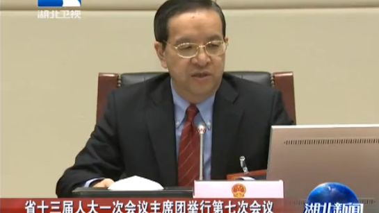 湖北省十三届人大一次会议主席团举行第七次会议