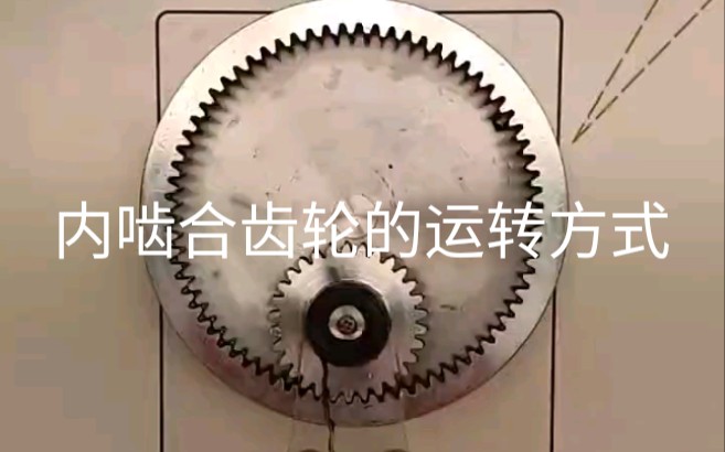内啮合齿轮的运转方式,你知道它用在哪里吗?