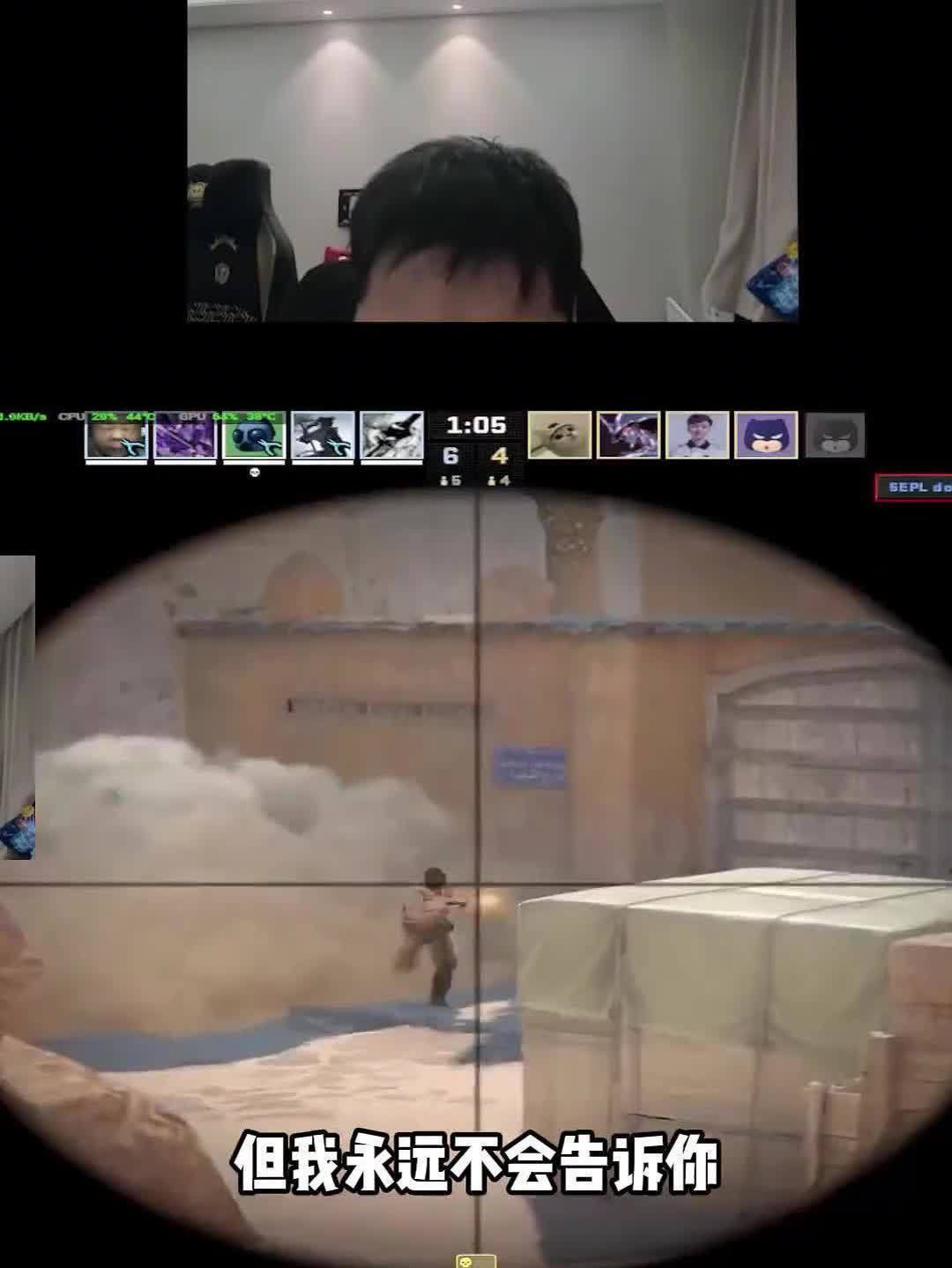 "全是低调的努力与汗水" #csgo茄子 #csgo #fps