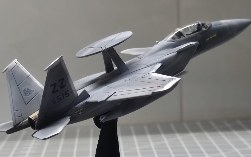 E/F-15X 战斗机模型自制风洞测试