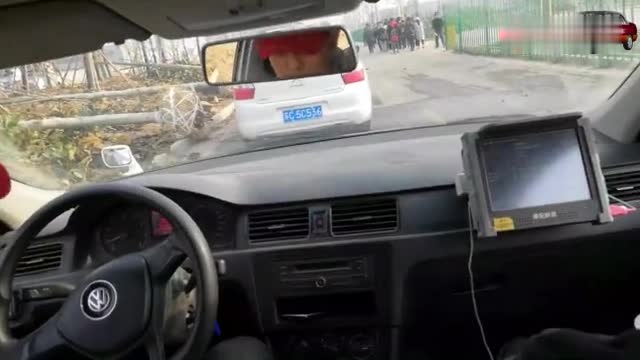 驾校教练带学员模拟科目三考试全过程