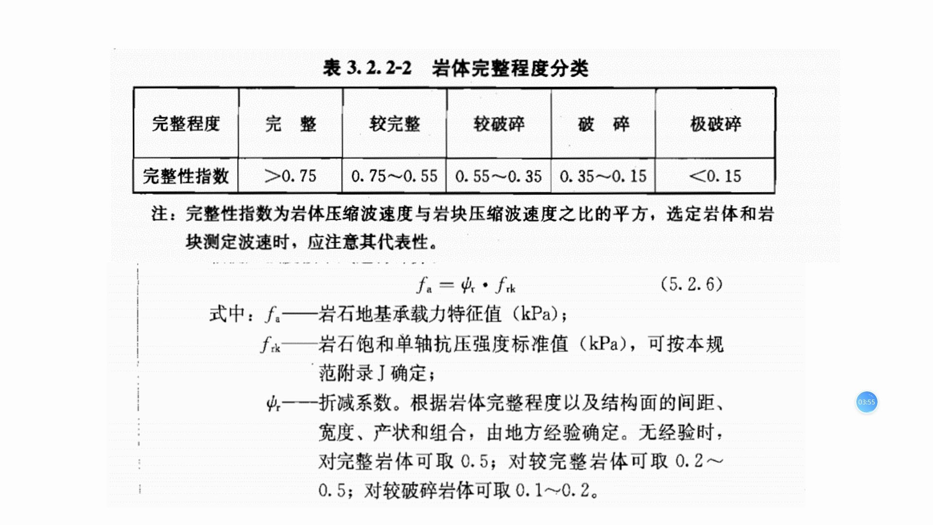 3.1.岩石地基承载力计算