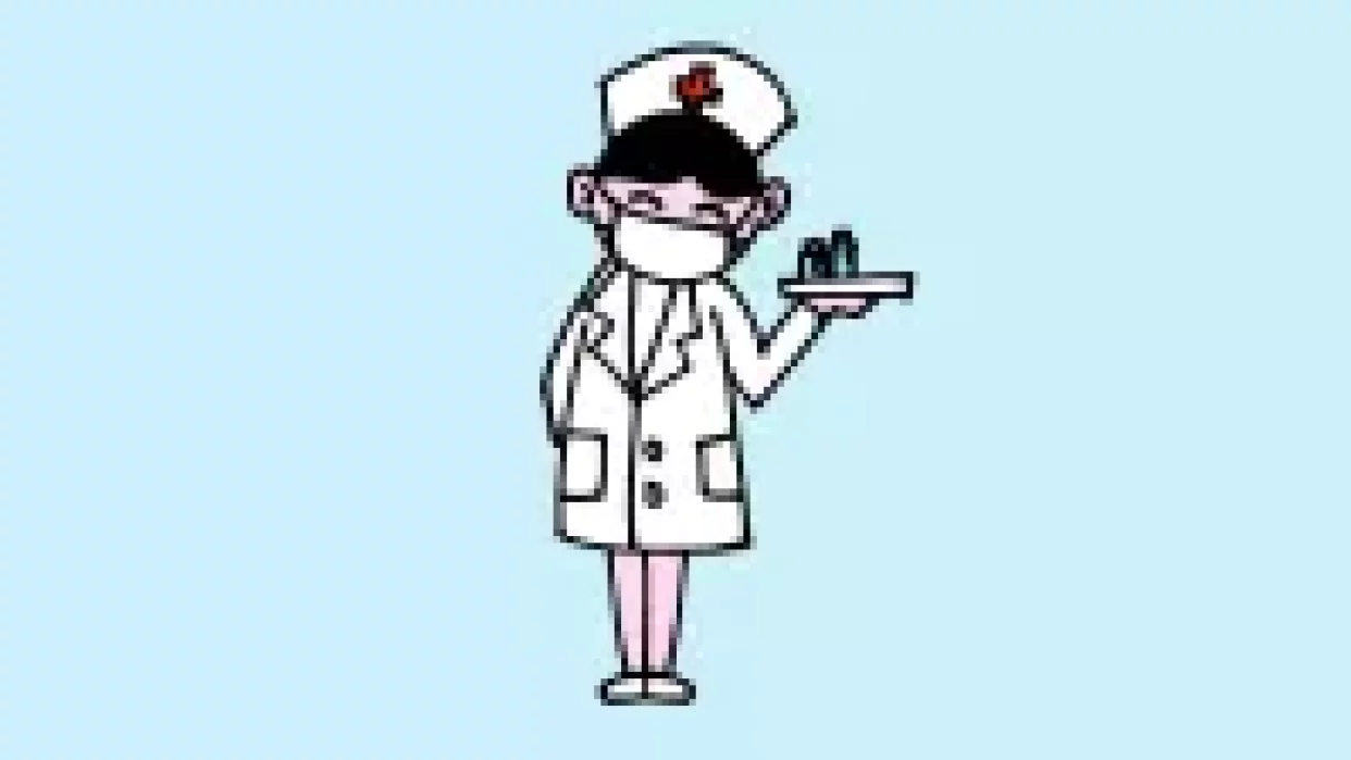 简笔画白衣天使窦老师教画画