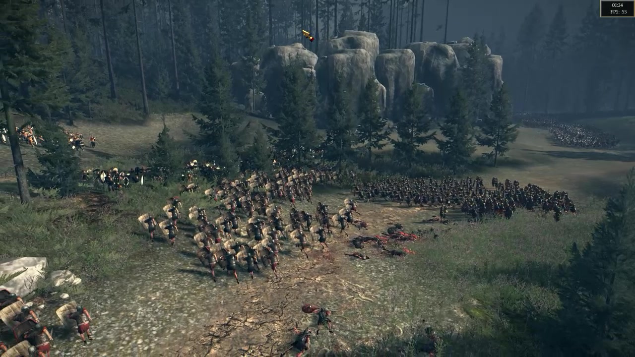 罗马2全面战争 最新的跑分模式测试GTX1060 3G暴力超频!究竟能跑...