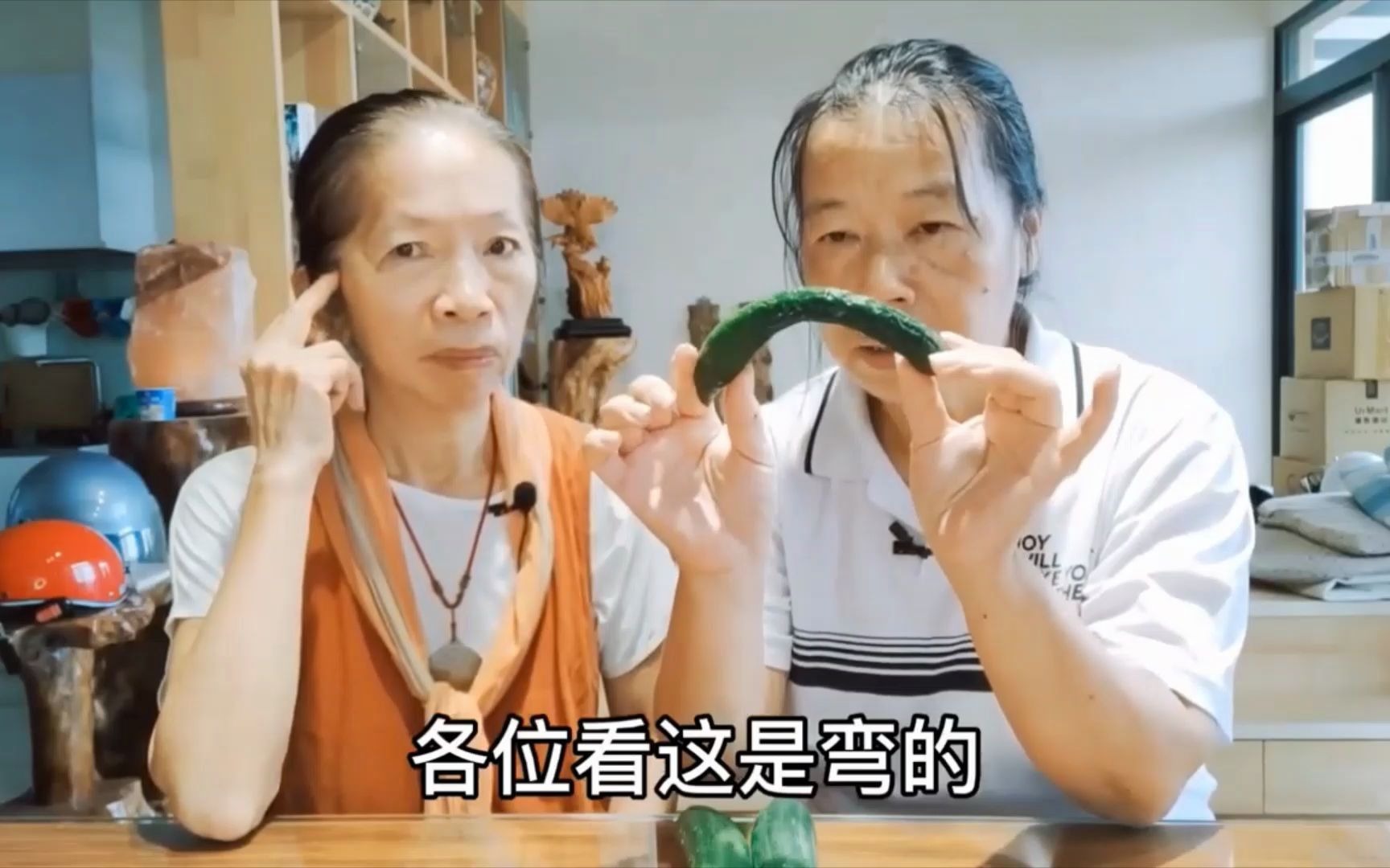 O环测试五指有力生活应用---小黄瓜的挑选