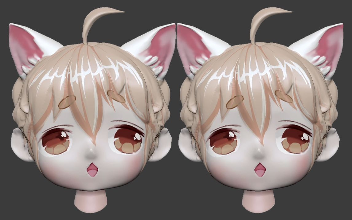 zbrush教程-如何正确使用笔刷来制作角色头发模型,零基础3D模型雕刻...