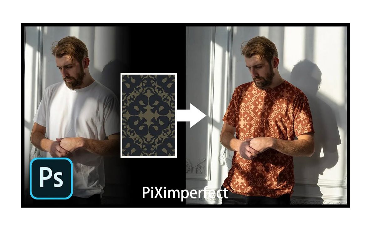 PiXimperfect:(ps教程分享)在Photoshop中向衣服添加任何图案!