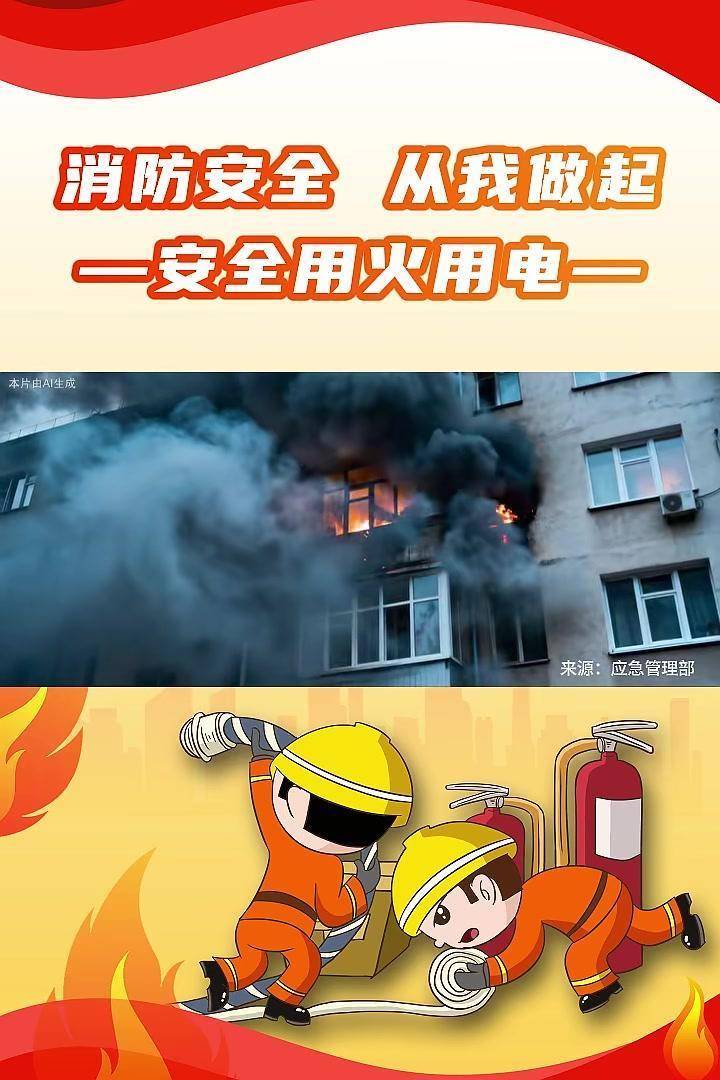 消防安全从我做起--安全用火用电#消防安全#消防小知识