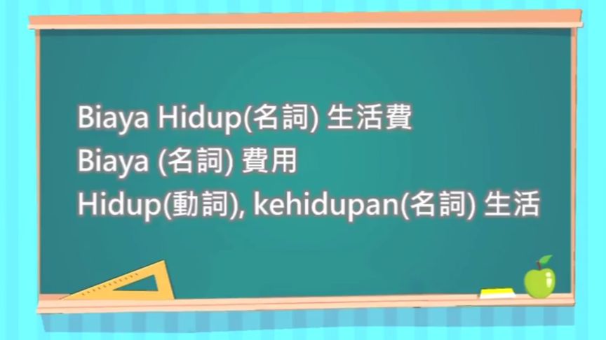 印尼语学习印尼话-生活费Biaya Hidup
