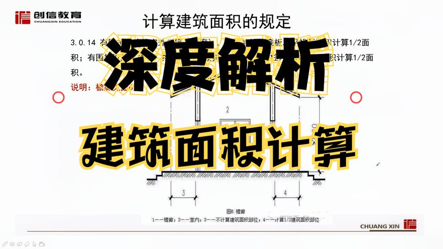 建筑开敞空间的面积计算问题——室外走廊、檐廊