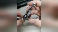 天梭T094皮表带拆装视频