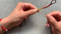 黄金转运珠路路通手绳教程上集手工diy编绳中国结教学芊巧手绳