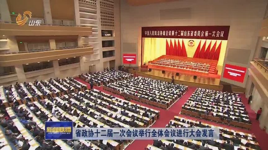 省政协十二届一次会议举行全体会议 16位委员进行大会发言