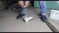 卫通疏通器过五厘米直径管道存水弯方法