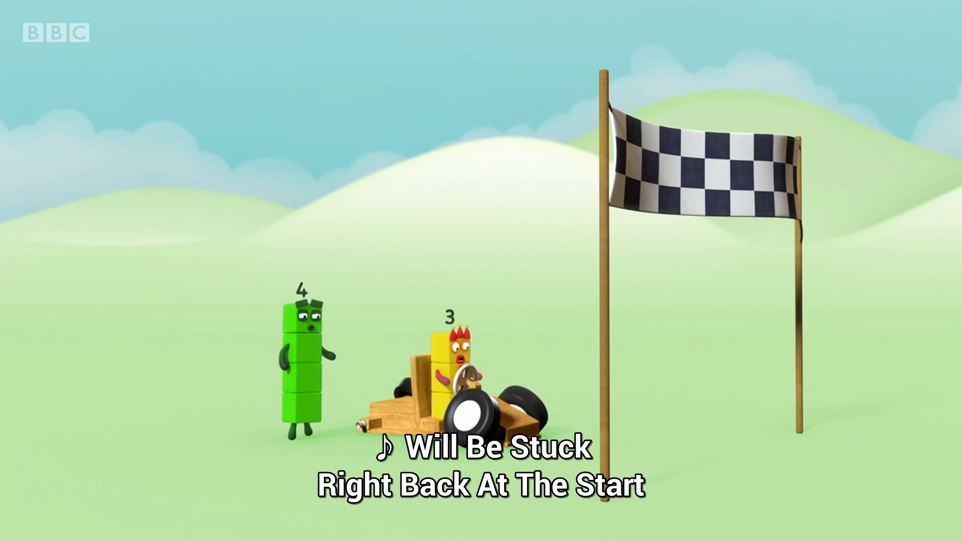 英语启蒙动画 数字积木 Number blocks 全六季143集 S01E06 Four