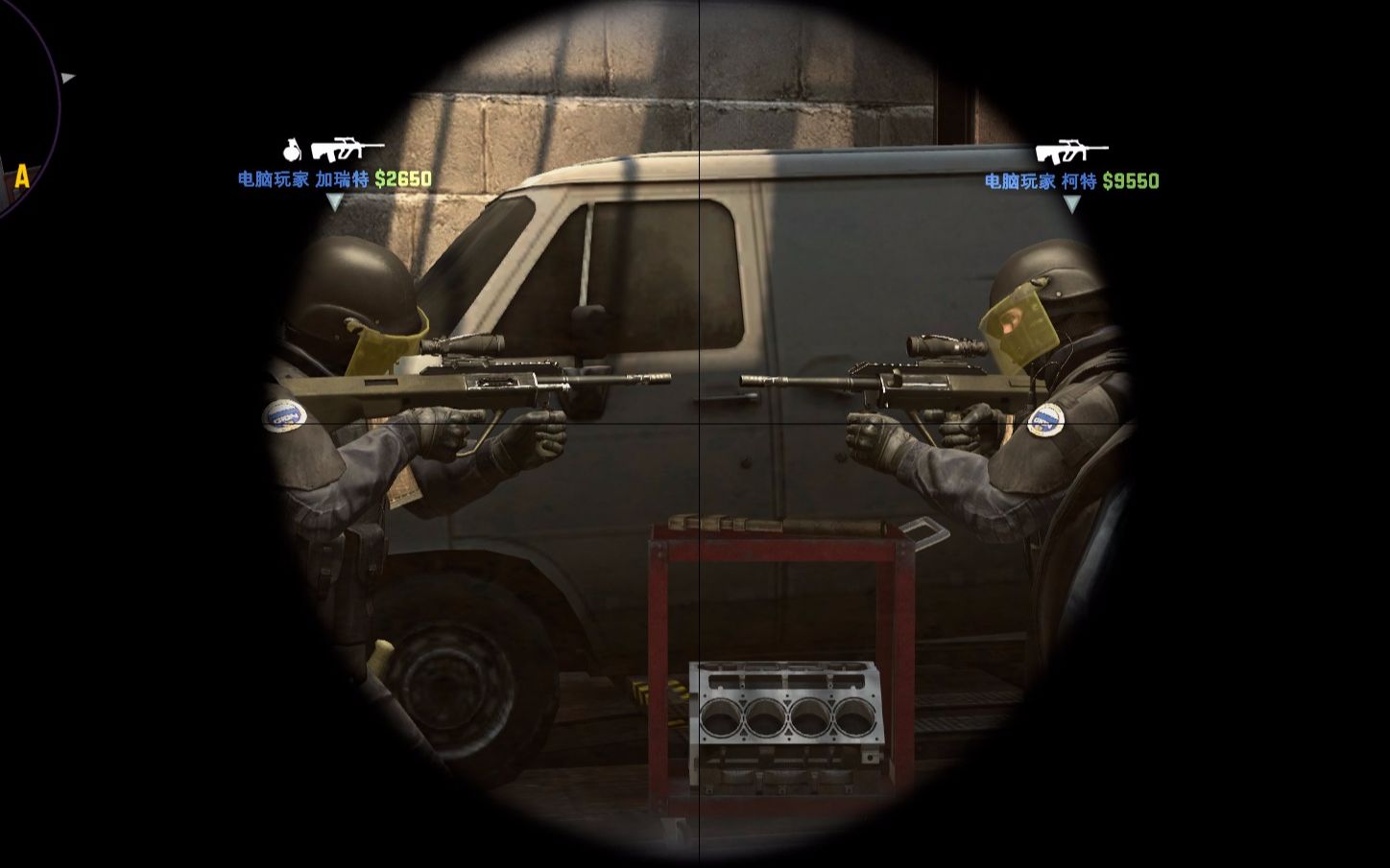 《CSGO》在1v1地图上与强化bot激情对射