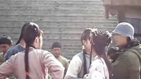 新还珠格格拍摄现场 紫薇 金锁 柳青柳红 摆地摊卖艺 偷拍