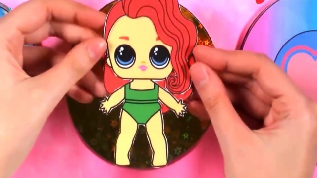 创意手工给纸娃娃做漂亮的衣服和发饰做法简单