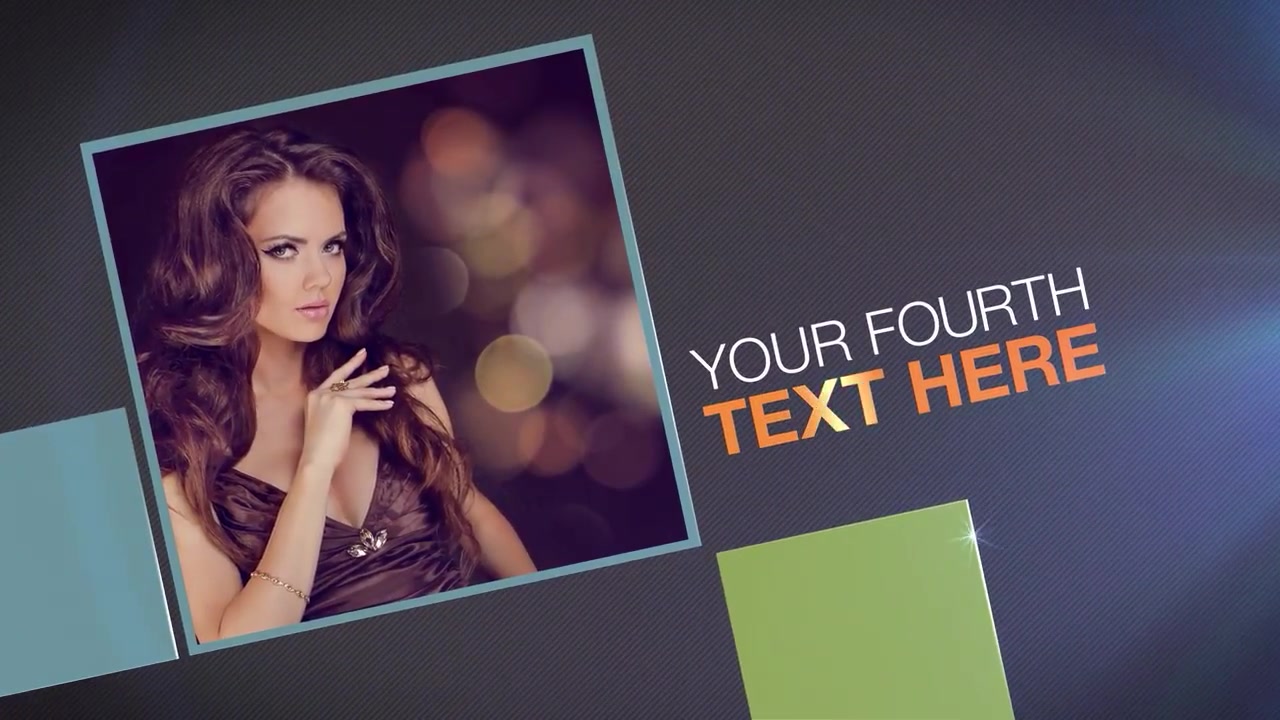 翻页盒照片展示动画AE模板