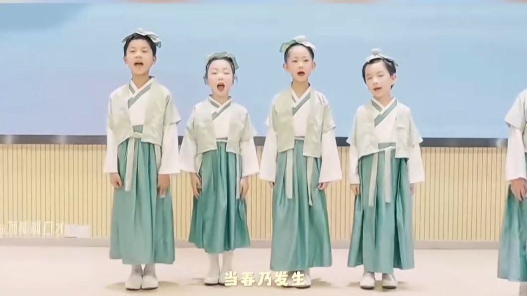 经典古诗词吟诵《古典诗文》儿童古诗词诵读一等奖节目推荐#古诗词#...