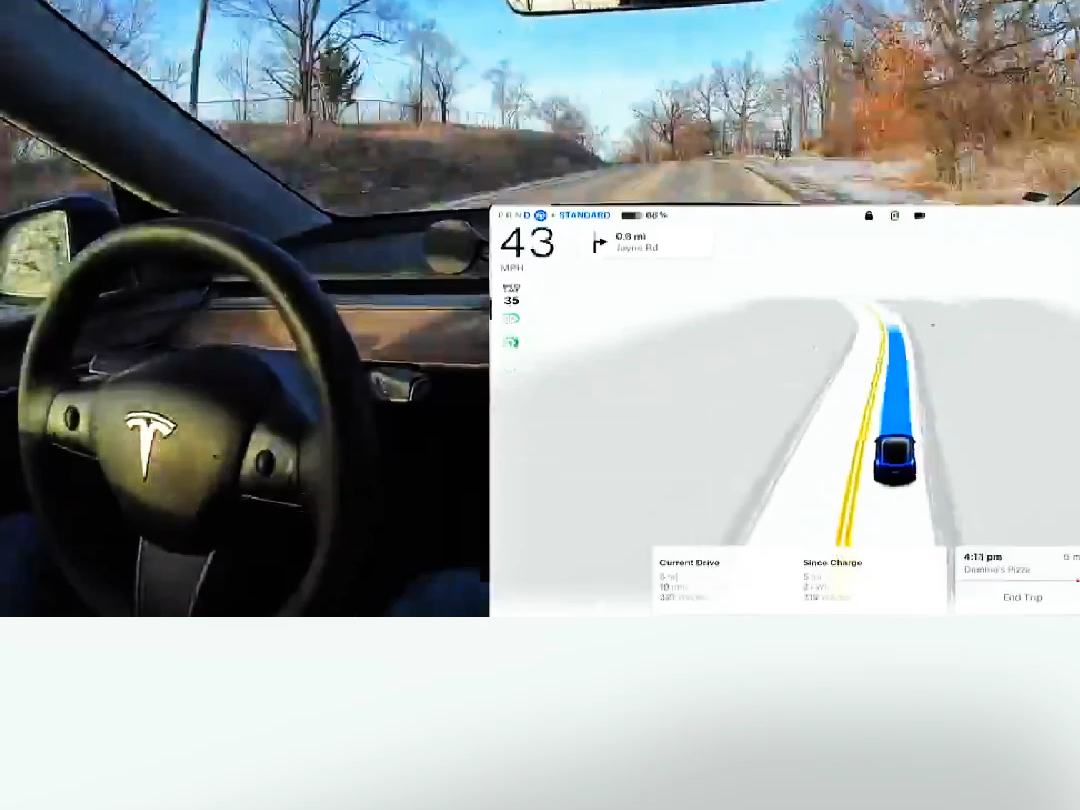 特斯拉FSD V13:智能出行新高度#tesla #fsd自动驾驶