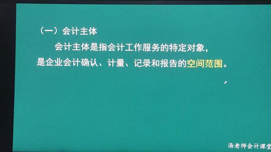 2024年初级会计实务—会计基本假设(会计主体1)