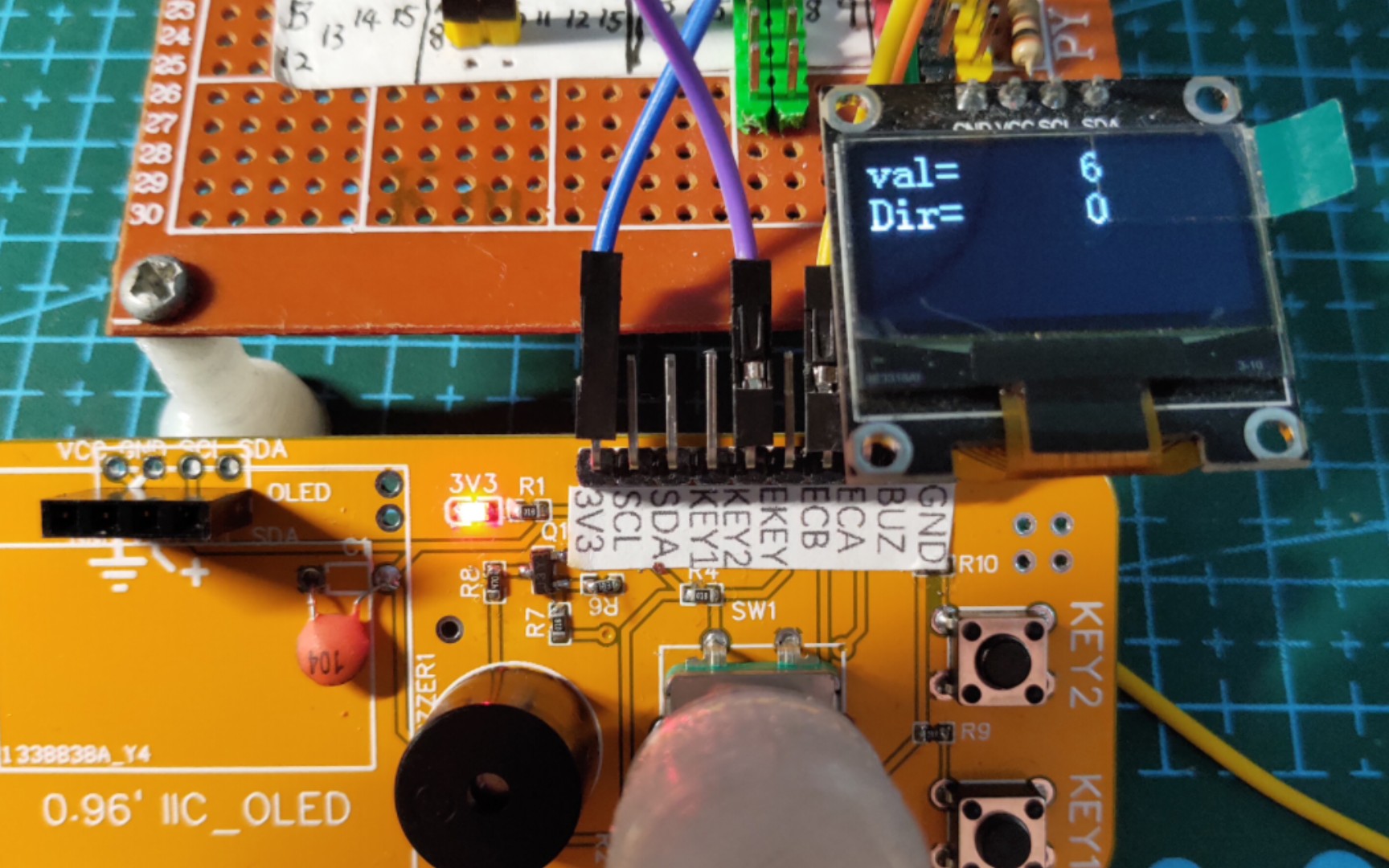 【STM32】HAL库EC11编码器的简单使用测试～