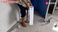 卫生间水箱原来是这样安装的,拧紧两颗螺丝钉,两分钟就装好了
