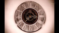 ...时钟机械化运作指针旋转时钟表动态背景视频素材截取了一段小视频