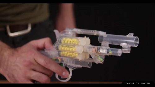 如何用注射器制作玩具左轮手枪
