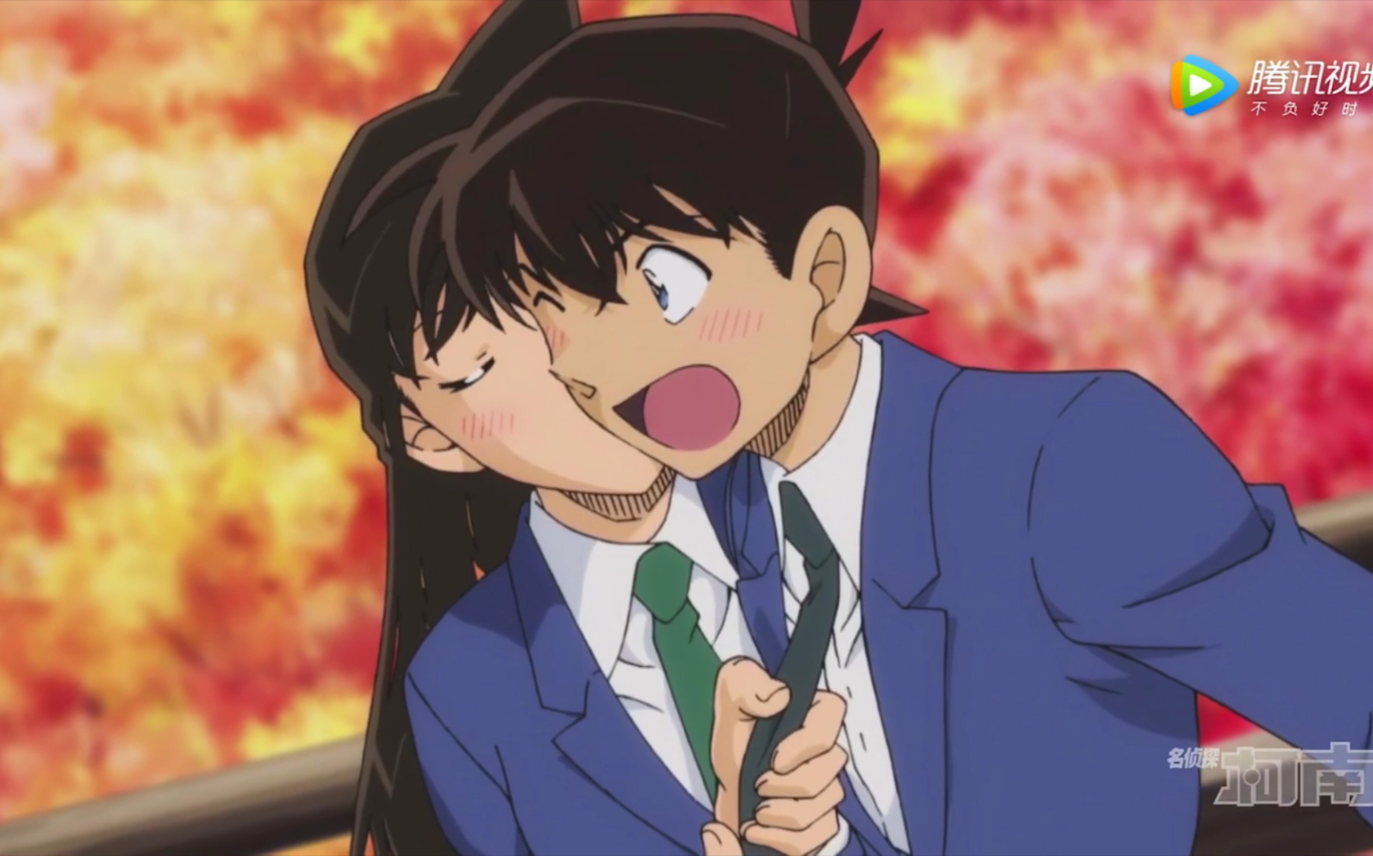 【新兰永恒】新一小兰kiss 红色的修学旅行恋红篇cut