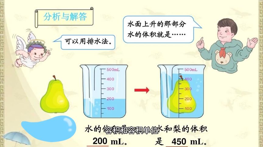 容积和容积单位,不规则物体的体积计算方法