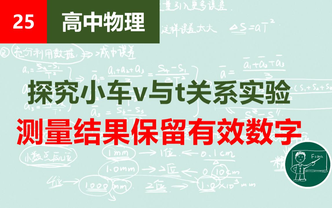【高中物理】25实验:测量结果保留有效数字
