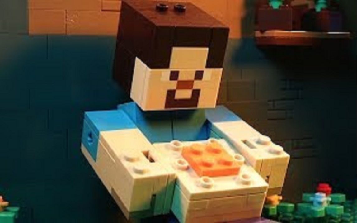 【乐高定格动画】乐高我的世界3分钟暖心定格动画LEGO Minecraft ...